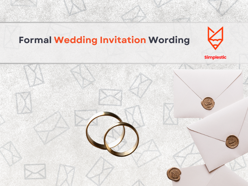Formal Wedding Invitation Wording | 19 Example Templates | Simplestic