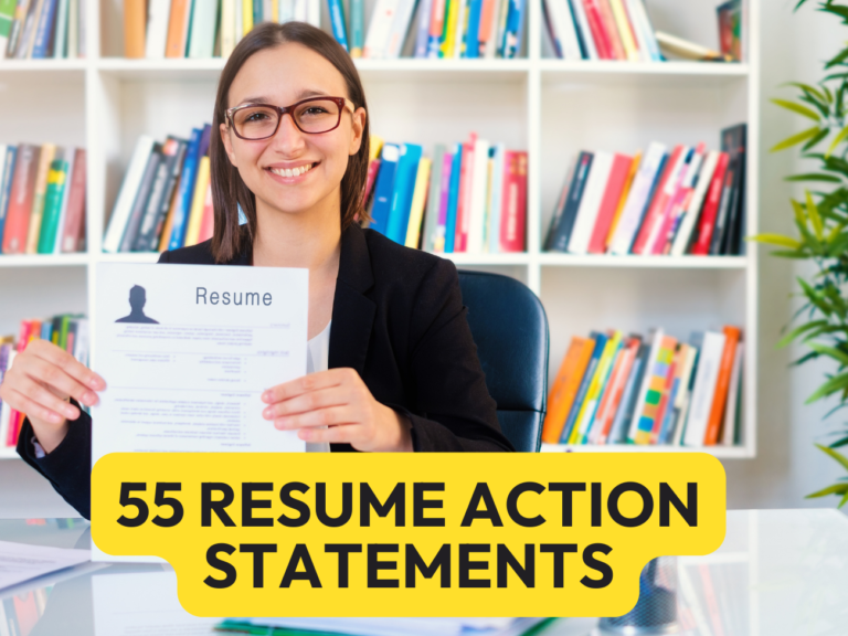 55 Resume Action Statements | Simplestic